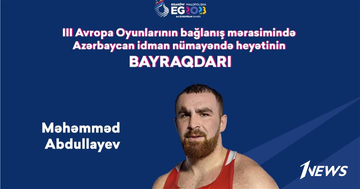 Стал известен знаменосец Азербайджана на церемонии закрытия Евроигр-2023 | 1news.az | Новости
