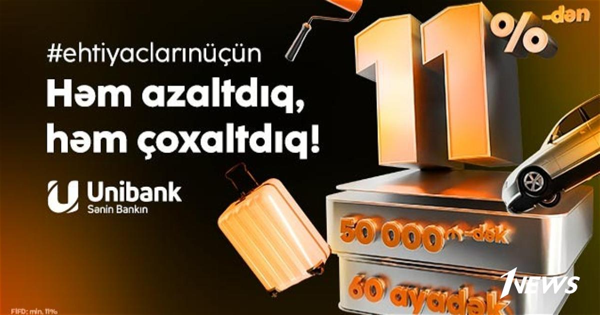 Unibank снизил проценты по кредиту, увеличил сумму и срок кредита ...