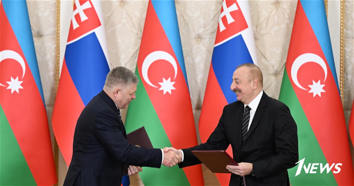Подписаны азербайджано-словацкие документы - ФОТО | 1news.az | Новости