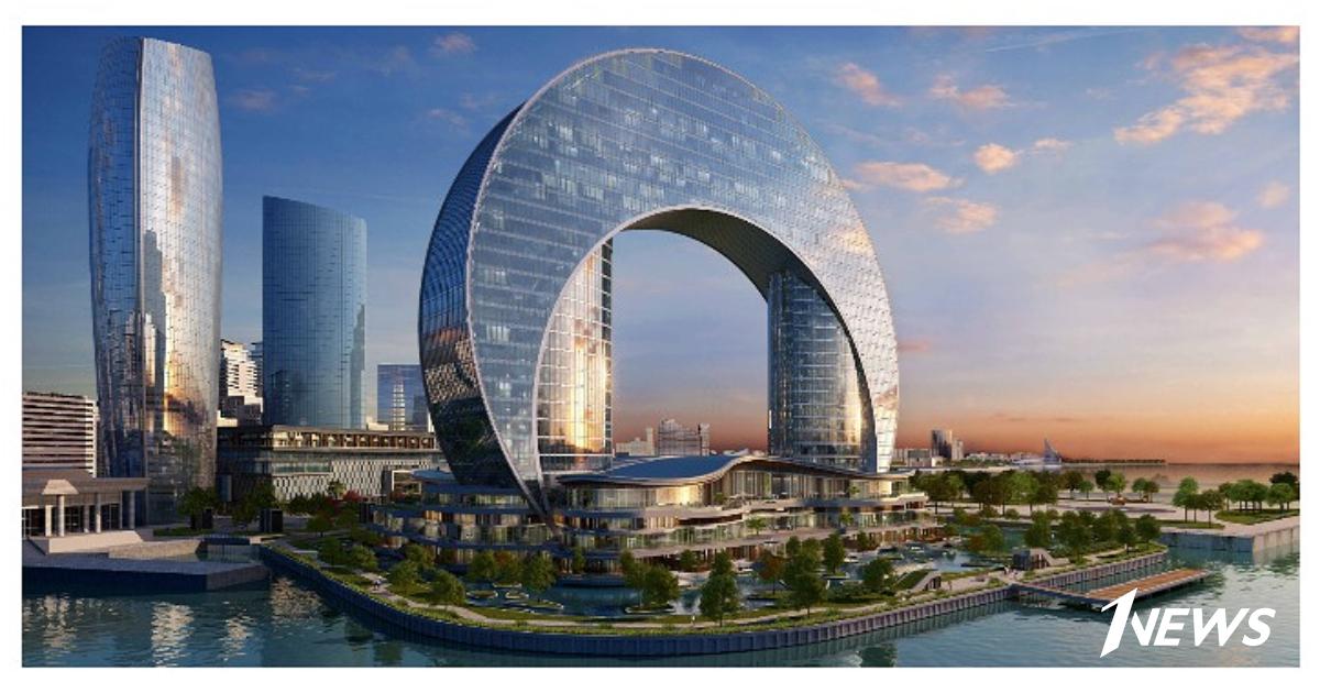 Crescent Bay: Новый символ современности и динамики Баку - ФОТО - ВИДЕО ...