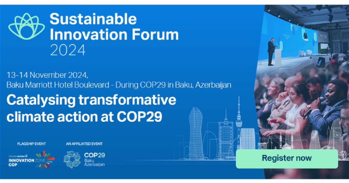 В рамках COP29 пройдет Форум устойчивых инноваций | 1news.az | Новости