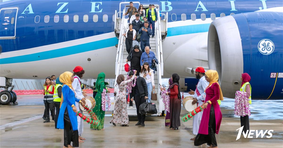 AZAL совершил первый рейс из Баку на Мальдивы - ФОТО | 1news.az | Новости