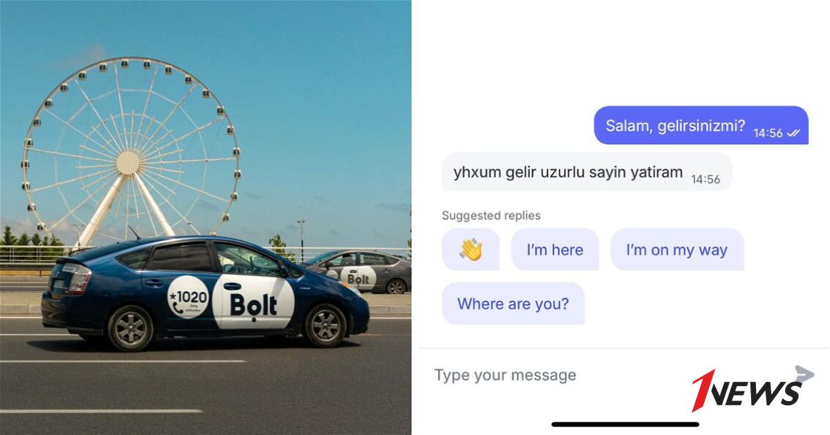 «Yuxum gəlir»: Таксист Bolt отказался приехать на заказ, сославшись на сонливость – ФОТО | 1news ...