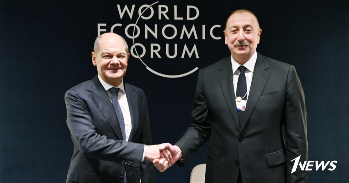 Ильхам Алиев встретился в Давосе с Канцлером Германии | 1news.az | Новости