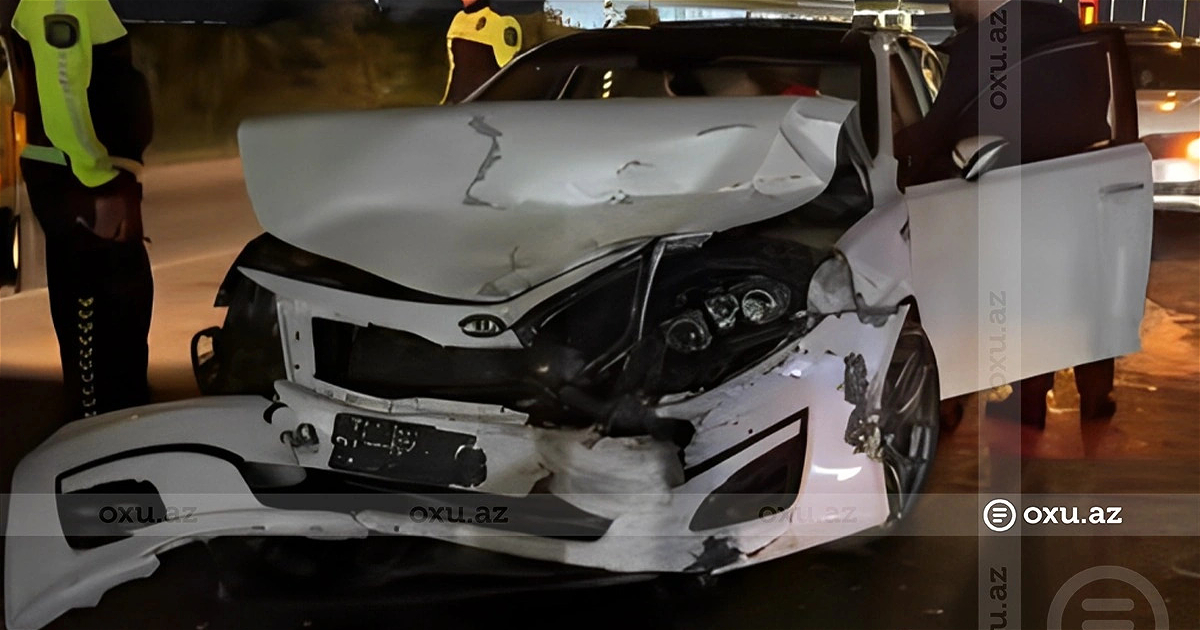 Цепная авария в Сумгайыте - есть пострадавшие - ВИДЕО | 1news.az | Новости