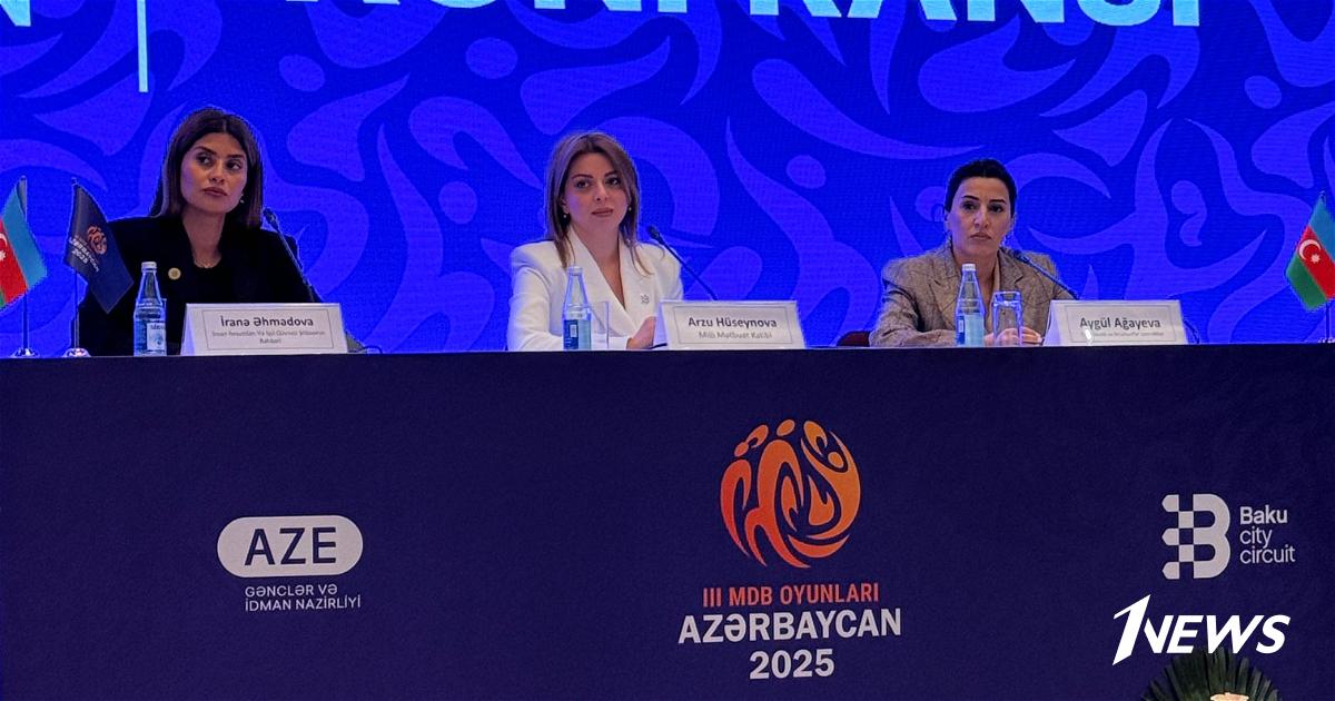 В Баку состоялась пресс-конференция, посвященная III Играм стран СНГ - ФОТО | 1news.az | Новости