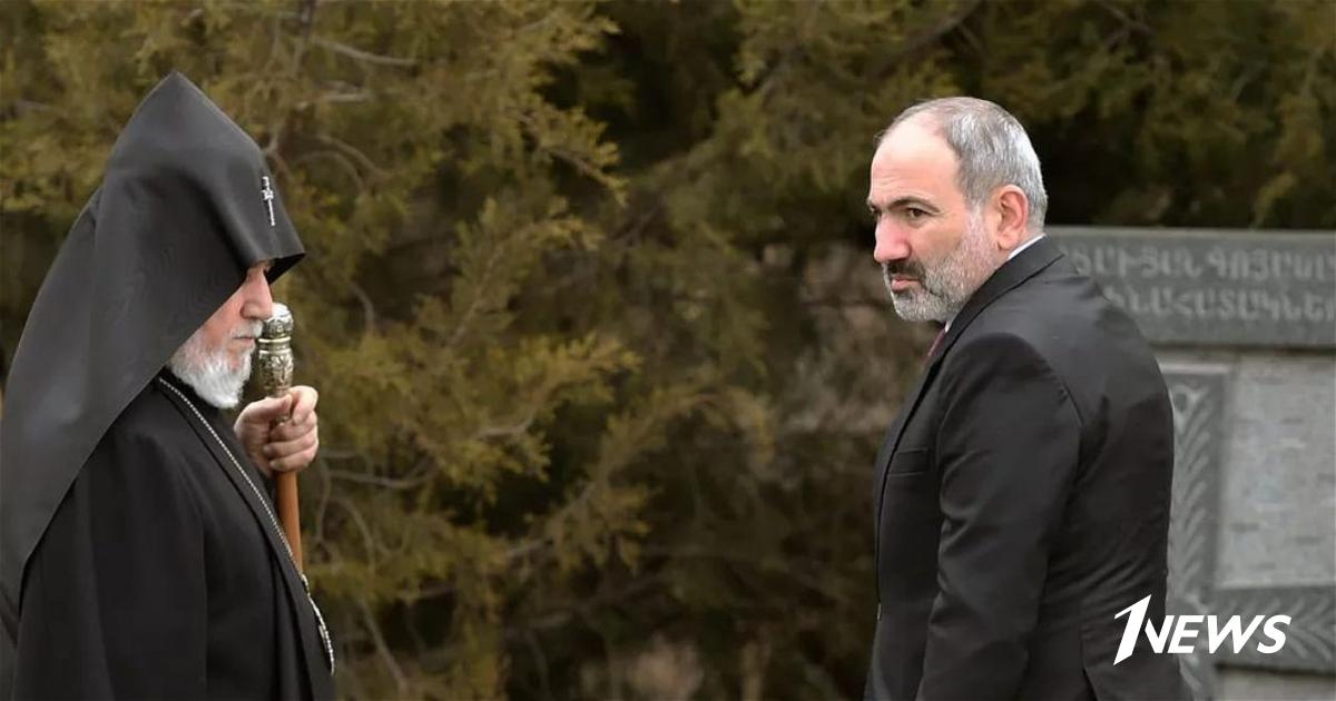 Обострение отношений между Пашиняном и церковью и о возможности ареста Гарегина II | 1news.az ...