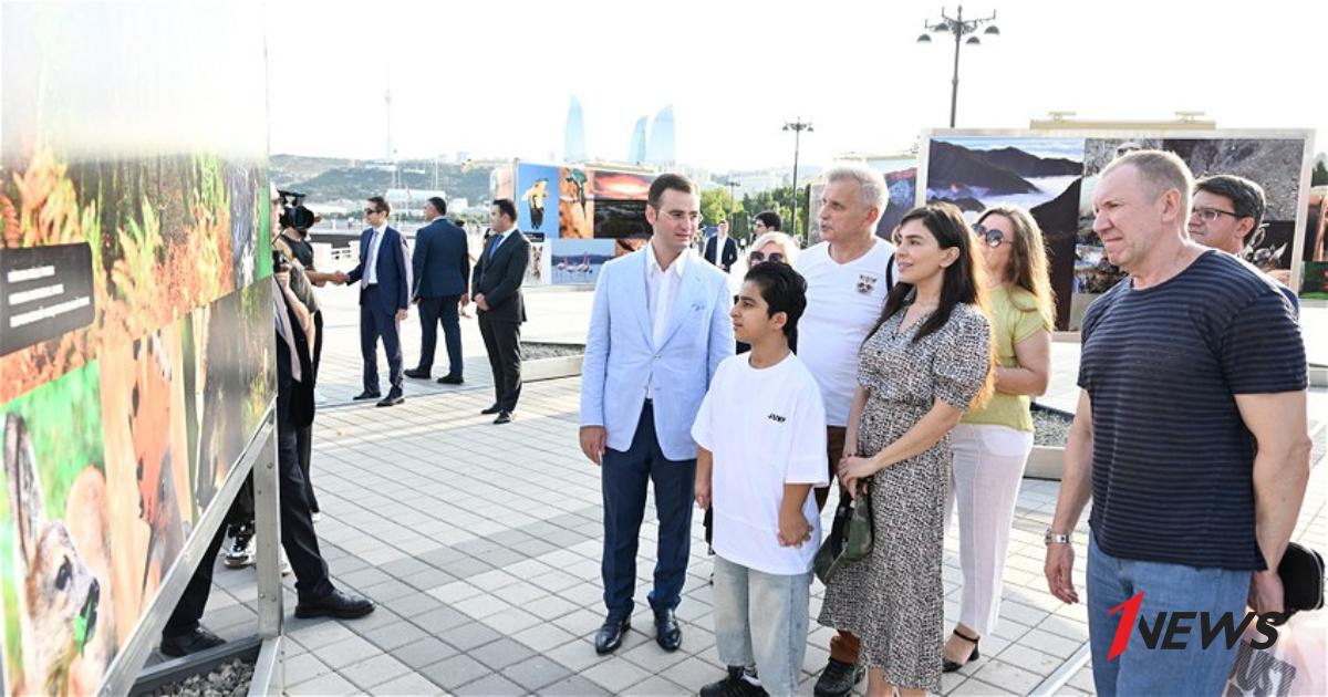 Лейла Алиева приняла участие в открытии фотовыставки, посвящённой 100-летию охраны природы в ...