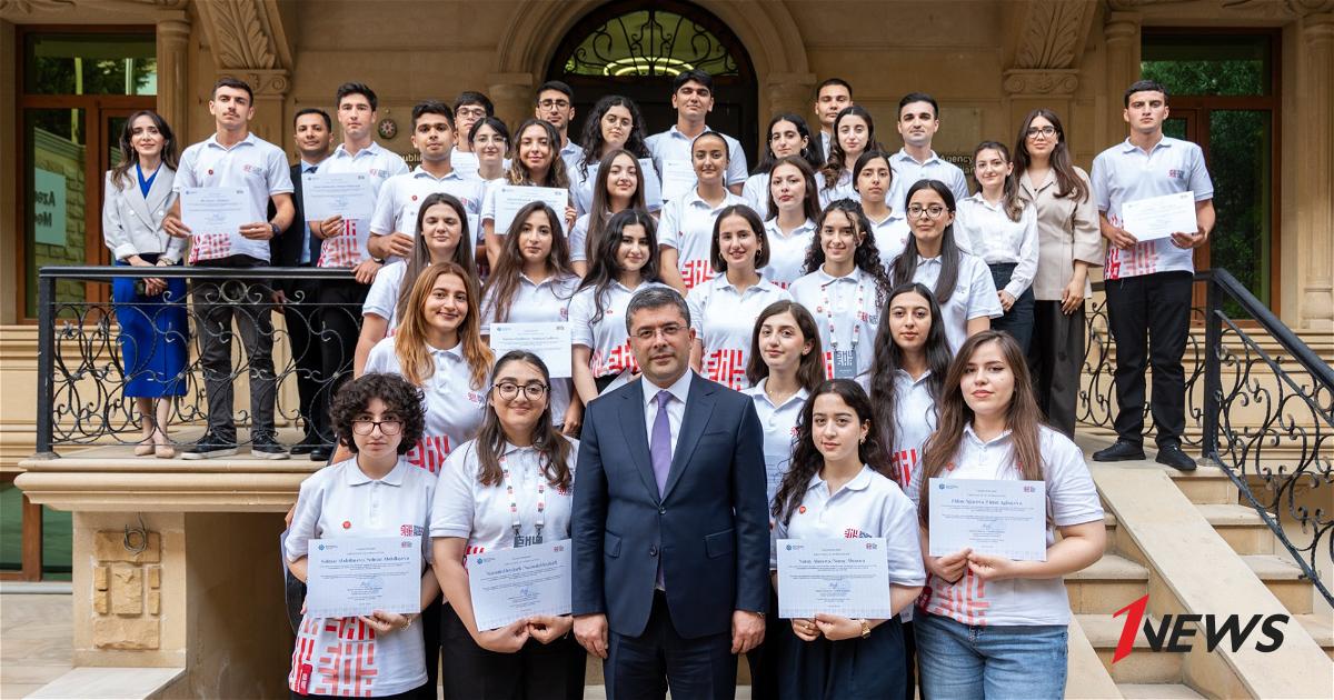 Волонтеры «MEDİA Könüllü» награждены за вклад в III Глобальный медиафорум в Шуше - ФОТО | 1news ...